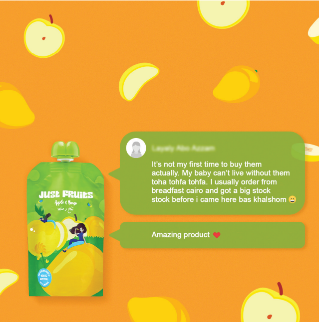 Just Fruits Nature Inside 100% Natural Fruit Puree Pouches